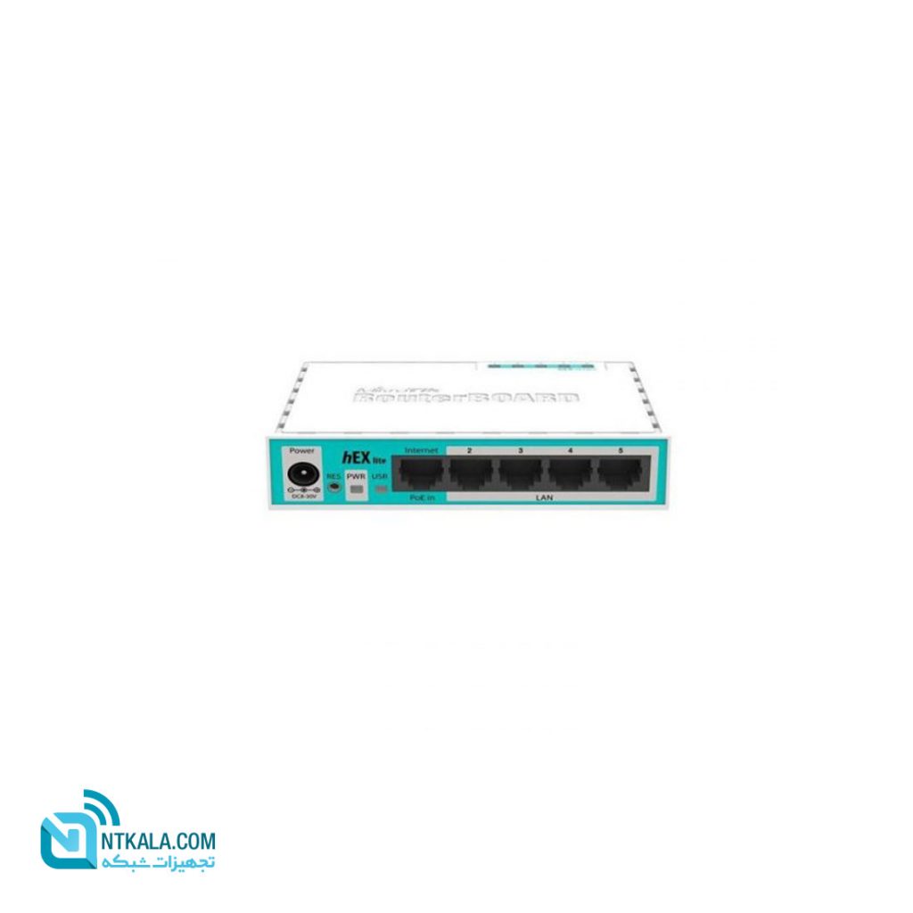 روتر میکروتیک hEX Lite مدل RB750r2 - ان تی کالا